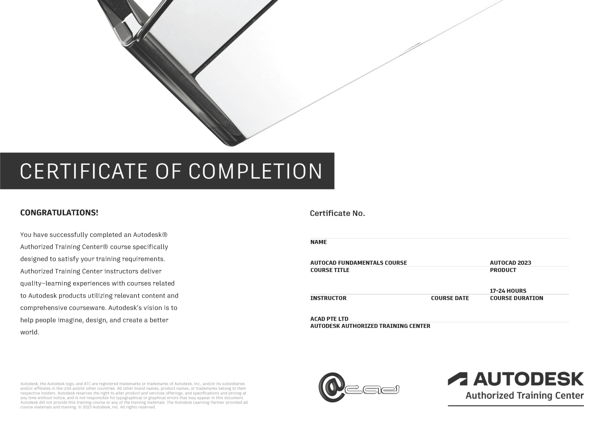 Technical Drawing with AutoCAD - ACAD Pte Ltd